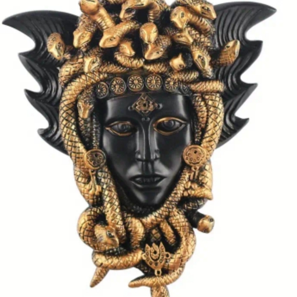 Medusa | Wall Decor | Gold Head Medusa Woman Snake | Poshmark